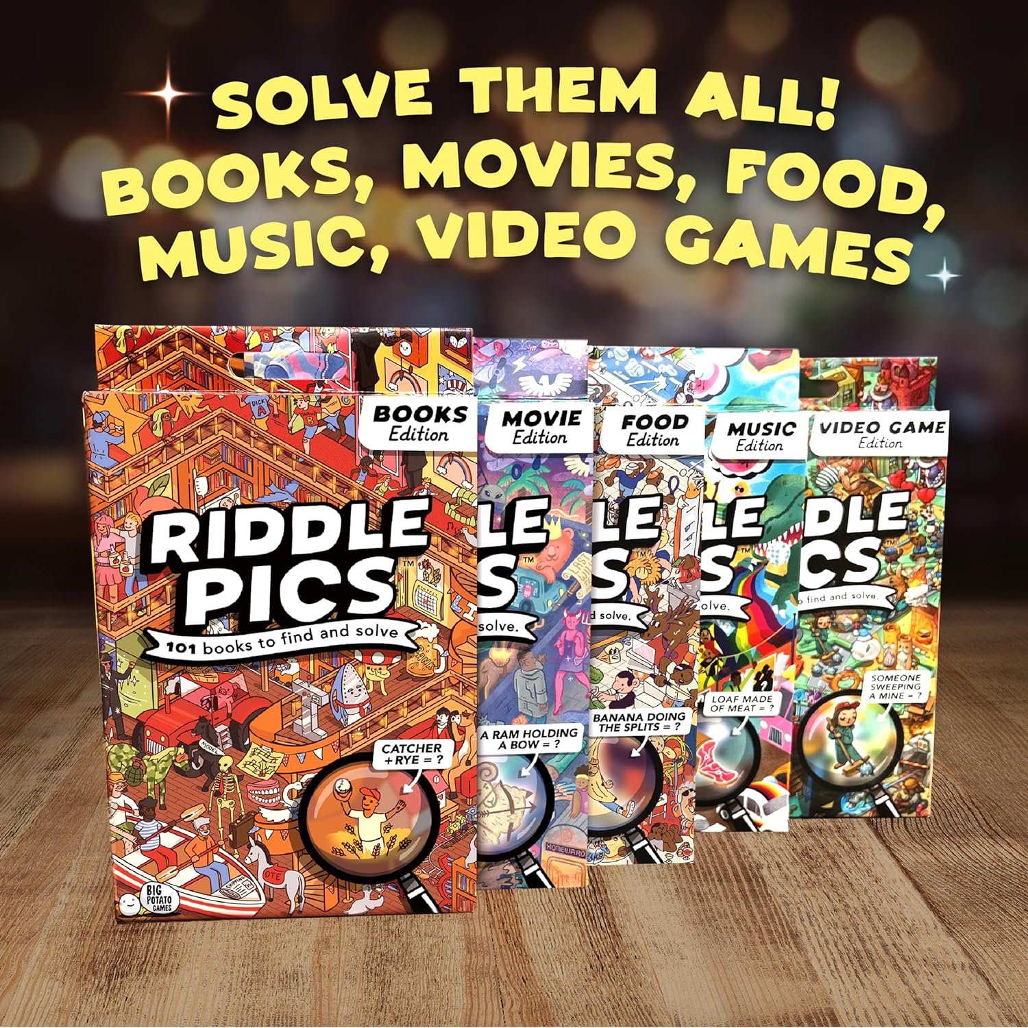 Riddle Pics – Night at The Movies – Board Games & Entertainers ...