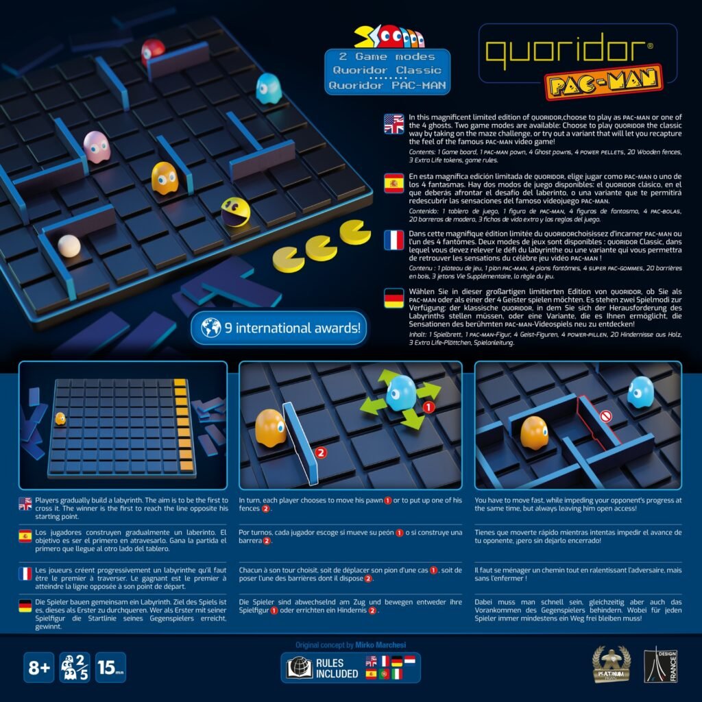 Quoridor Pac-Man – Board Games & Entertainers Nottingham | Dice & Balls