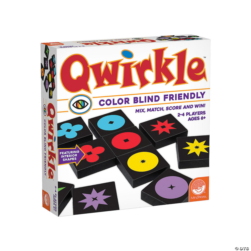 Qwirkle – Colour Blind Friendly Version – Board Games &amp; Entertainers ...