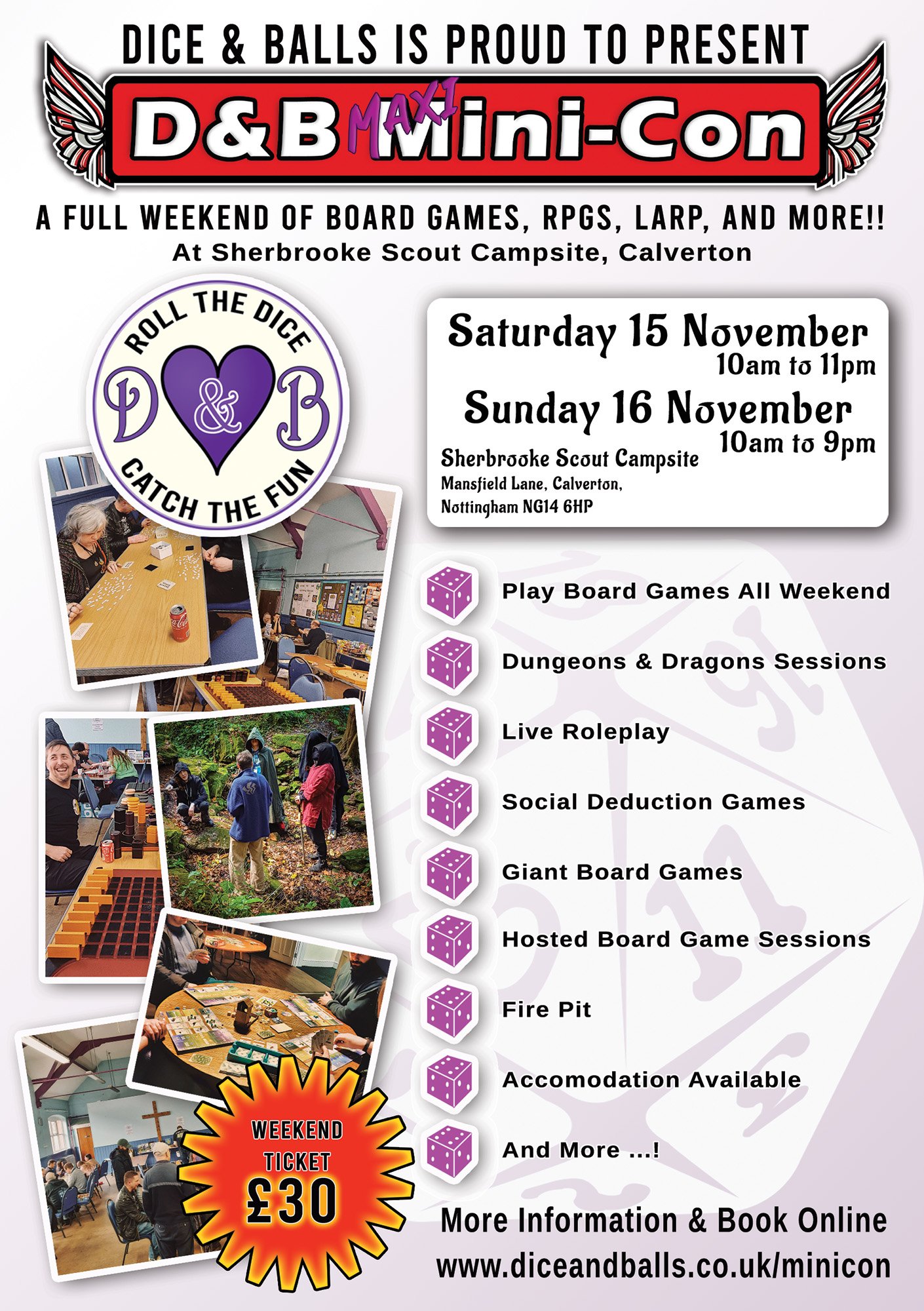 D&B Maxi-Mini-Con – Board Games & Entertainers Nottingham | Dice & Balls